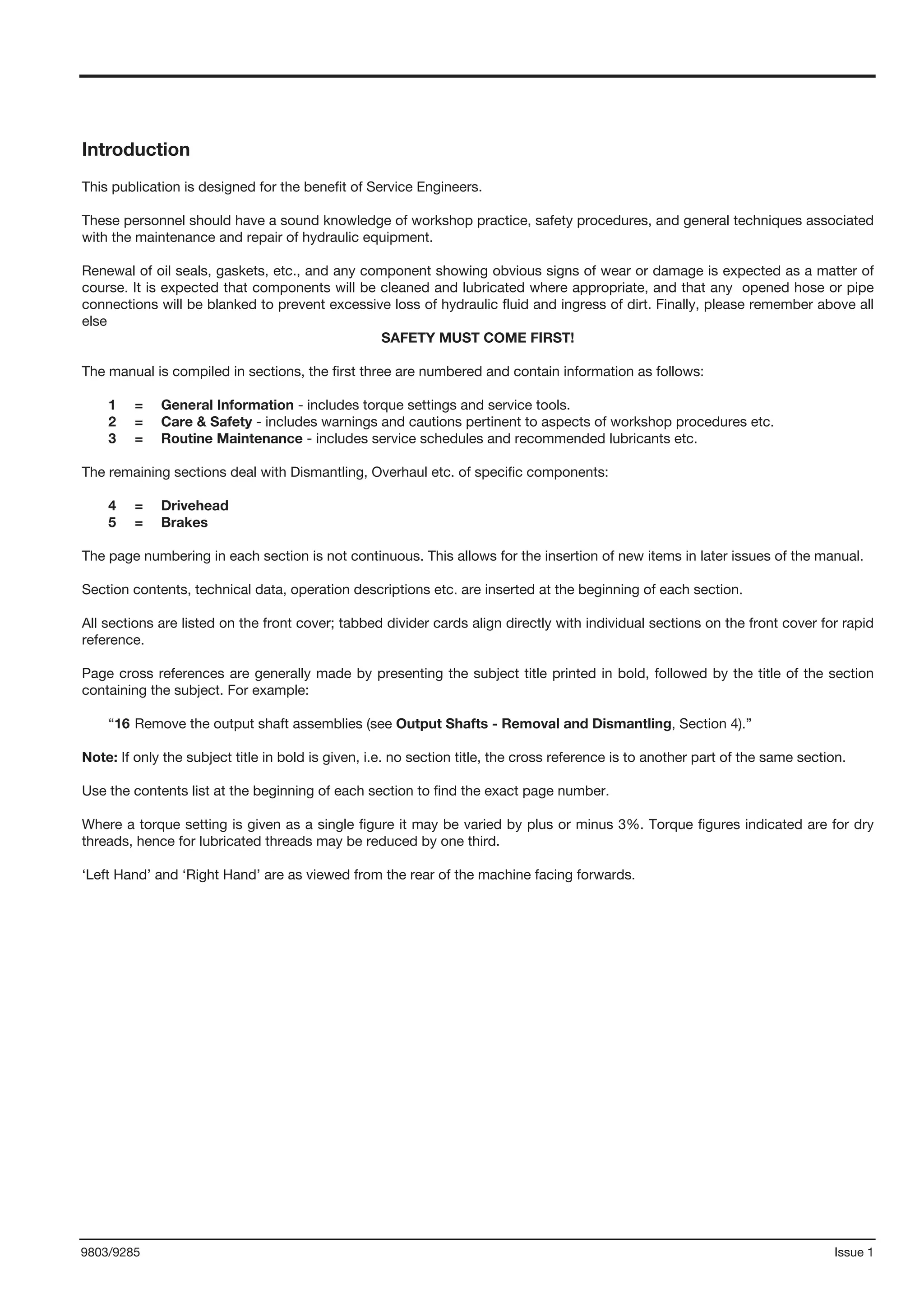 Jcb pd70 series axle with modular drivehead service repair manual | PDF