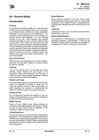 Jcb s1930 e mobile elevating work platform service repair manual sn ...