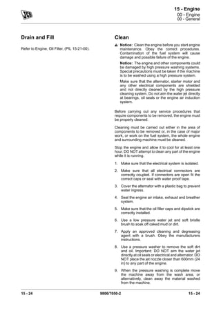 Jcb t2 t3 mech engine 4 cyl service repair manual | PDF