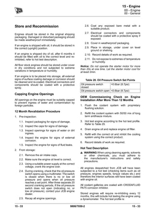 Jcb t2 t3 mech engine 4 cyl service repair manual | PDF