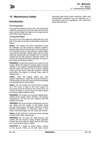 Jcb t4 f 3.0 elec engine 4 cyl service repair manual | PDF