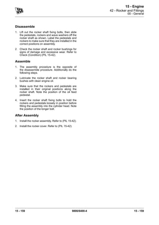 Jcb t4 f 444 elec engine (4 cyl) service repair manual | PDF