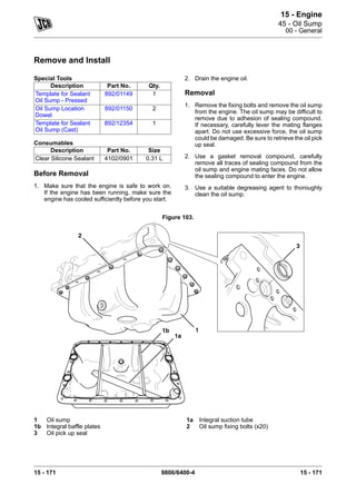 Jcb t4 f 444 elec engine (4 cyl) service repair manual | PDF