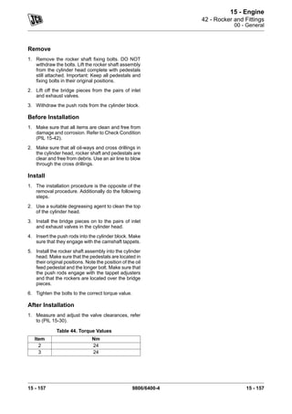 Jcb t4 f 444 elec engine (4 cyl) service repair manual | PDF
