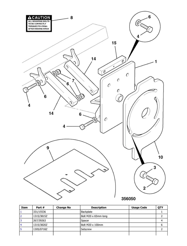 JCB TM270 Telescopic Wheeled Loader Parts Catalogue Manual (Serial ...