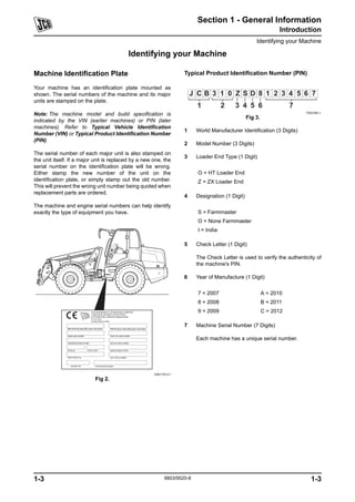 Jcb tm310 wm tier3 telescopic wheeled loader service repair manual | PDF