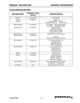 Jcb vibromax vm46 single drum roller service repair manual | PDF
