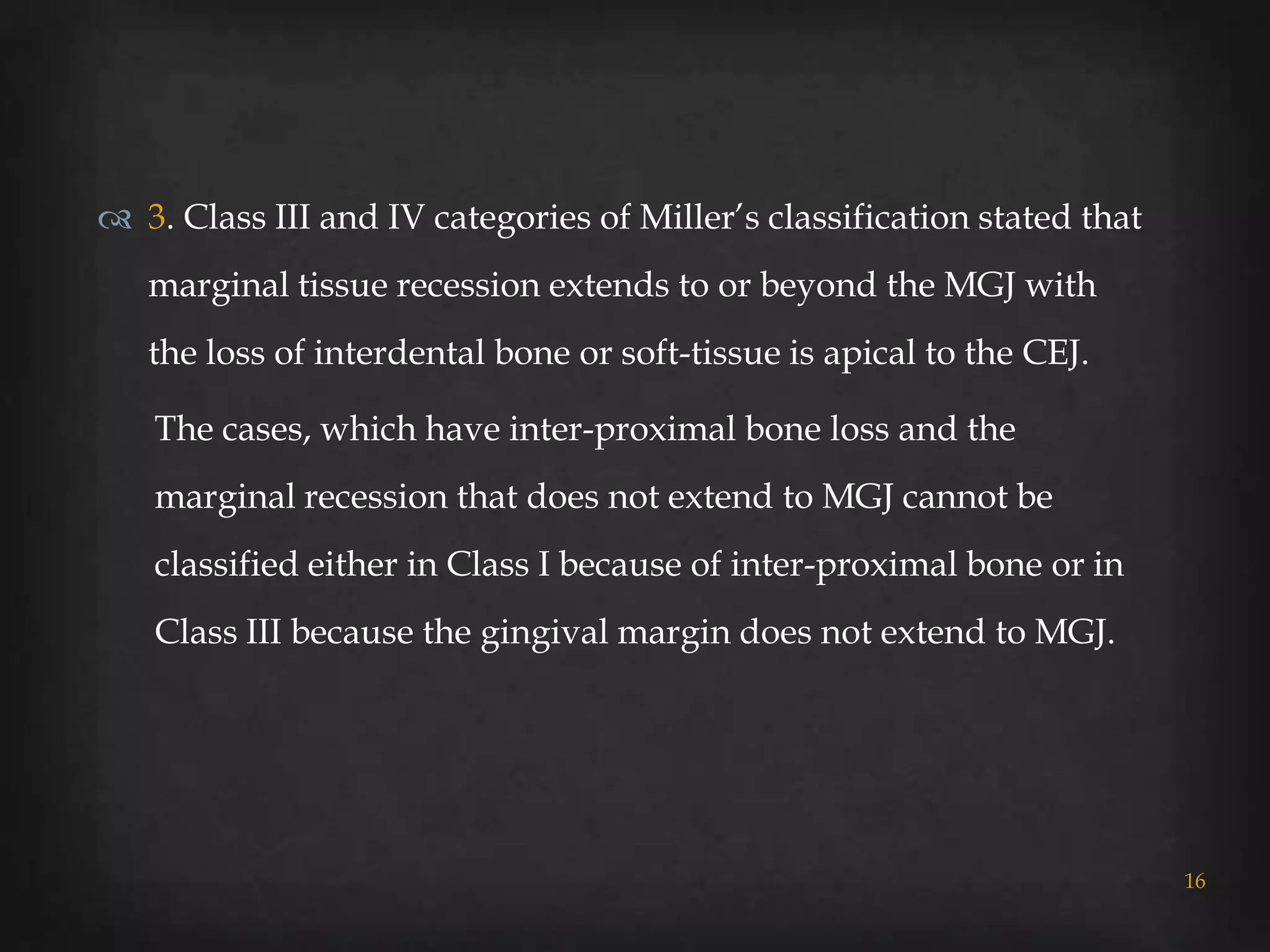 Gingival recession classifications | PPTX