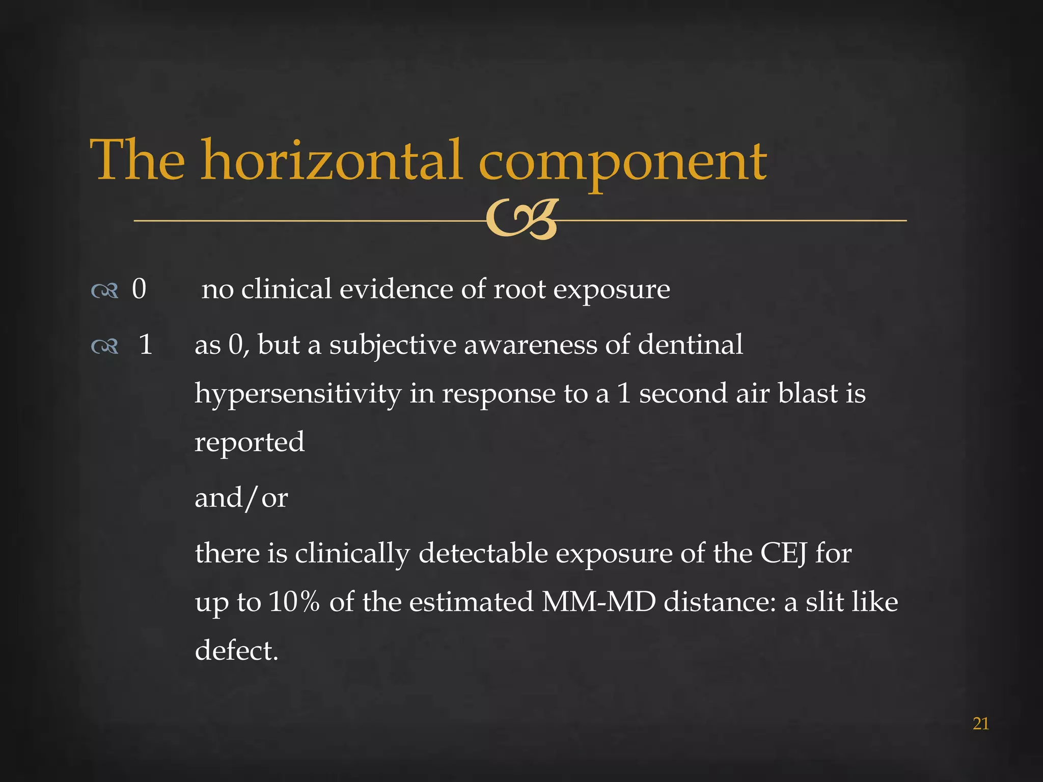 Gingival recession classifications | PPTX