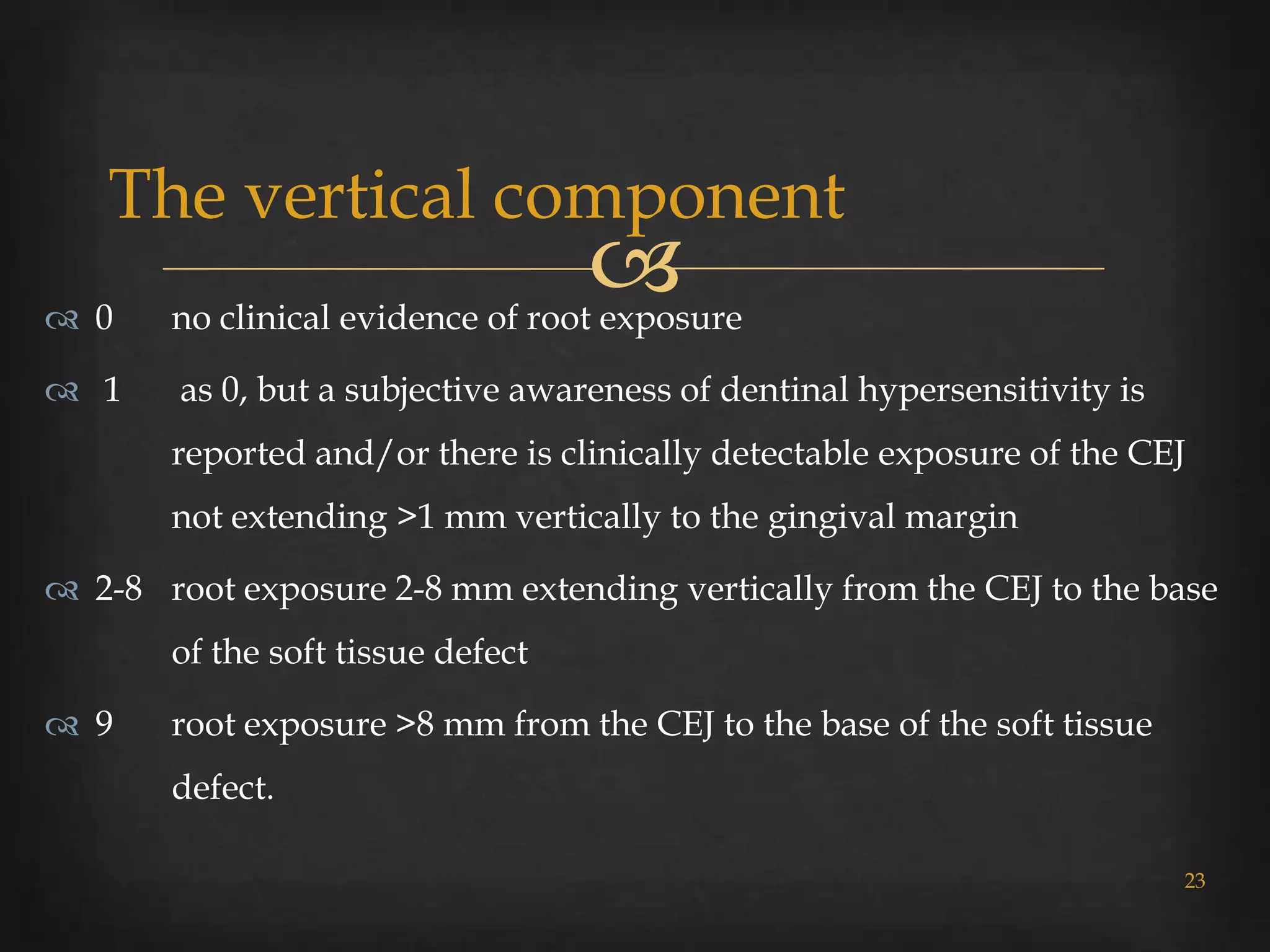 Gingival recession classifications | PPTX