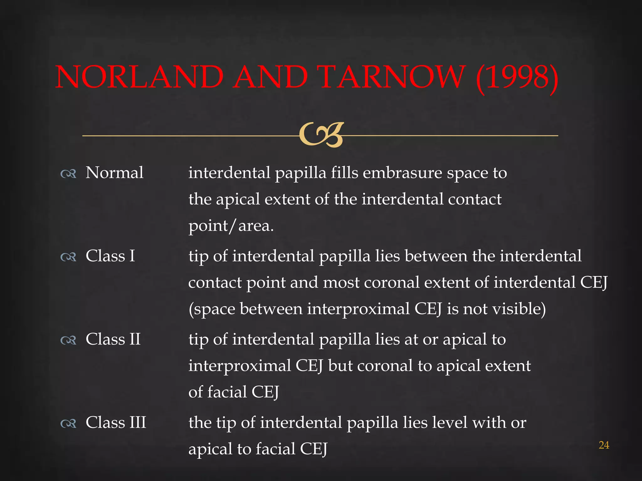 Gingival recession classifications | PPTX