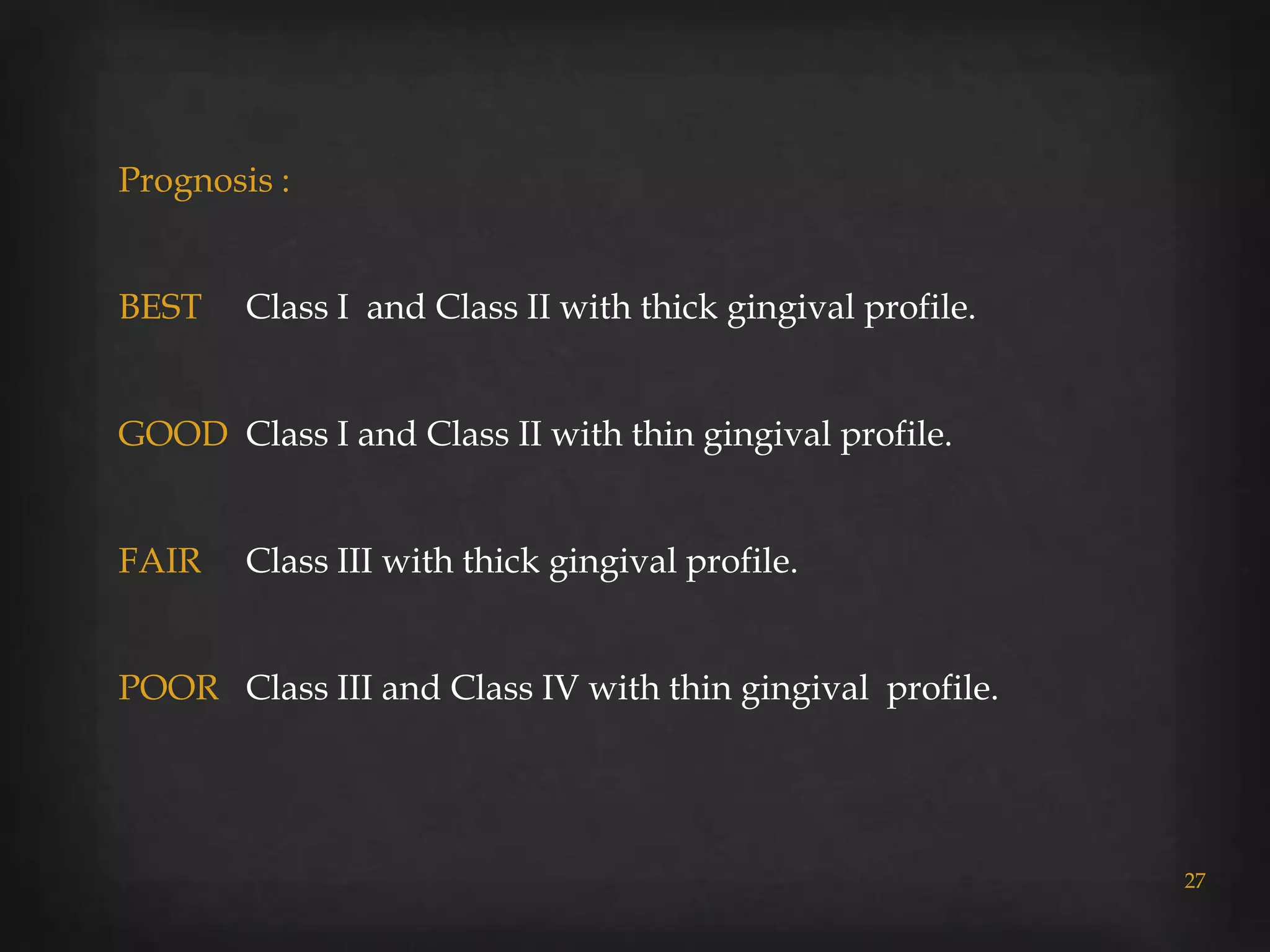 Gingival recession classifications | PPTX | Dental Health | Diseases ...