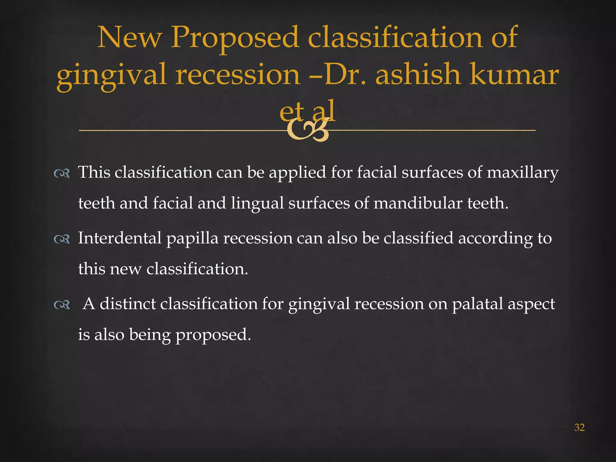 Gingival recession classifications | PPTX | Dental Health | Diseases ...