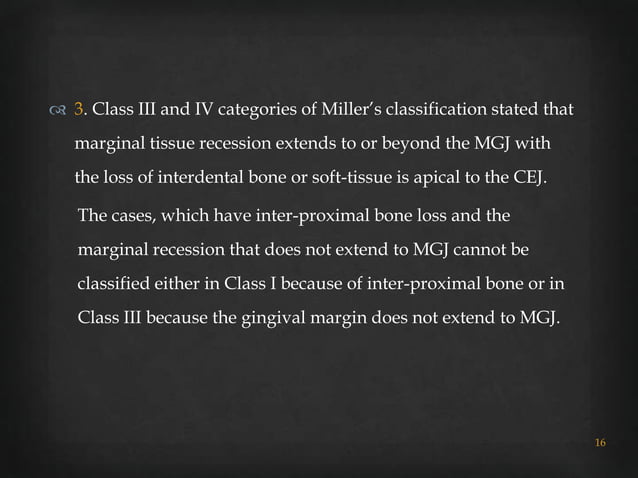 Gingival recession classifications | PPTX | Dental Health | Diseases ...