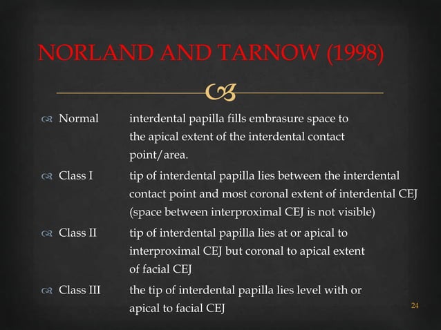 Gingival recession classifications | PPTX | Dental Health | Diseases ...