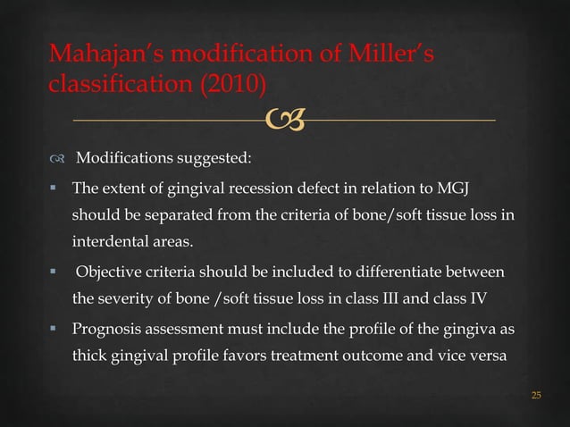 Gingival recession classifications | PPTX | Dental Health | Diseases ...