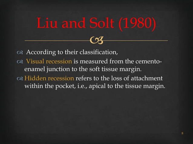 Gingival recession classifications | PPTX | Dental Health | Diseases ...