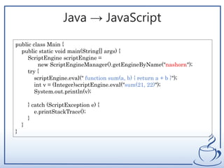 JCConf2019: Next Step of JavaScript on Java | PPT