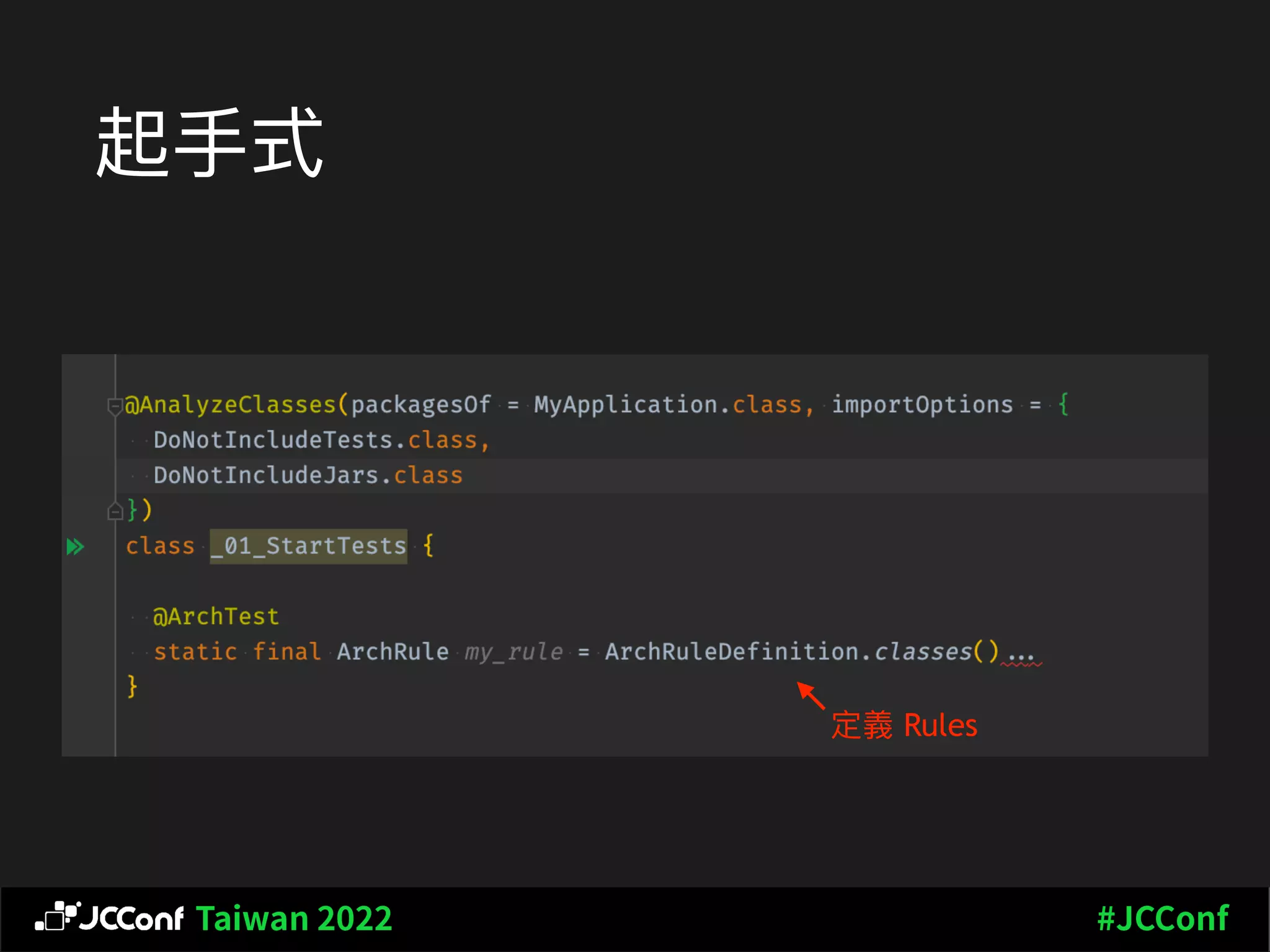 JCConf2022 Using ArchUnit to test your architecture | PPT