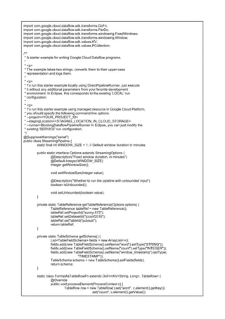JCConf 2016 - Dataflow Workshop Labs | PDF