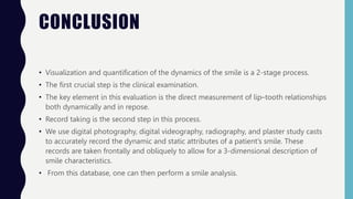 DYNAMIC SMILE ASSESSMENT | PPTX