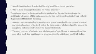 DYNAMIC SMILE ASSESSMENT | PPTX