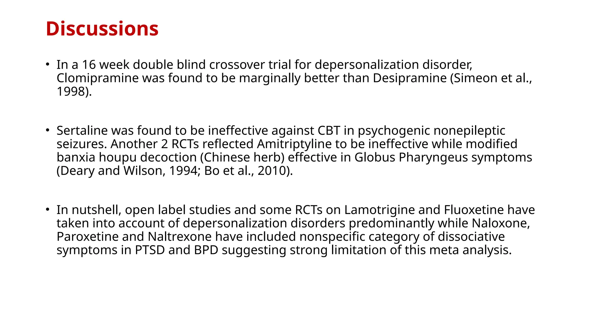 jc dissociative disorder.pptx, treatment ,metaanalysis | PPT