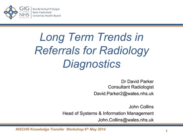 Long Term Trends in Referrals for Radiology Diagnostics | PPT