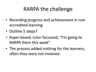 first thoughts on presentation | PPTX | Educational Assessment | Education