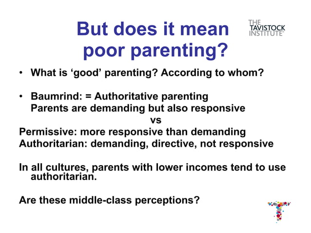Poor Parents, Poor Parenting? | PPT | Parenting | Family and Relationships
