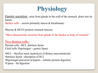 Acid secretion | PPTX