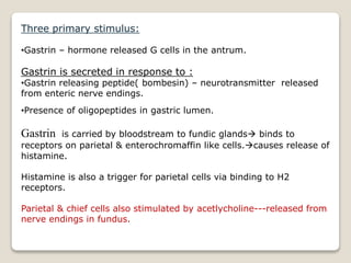 Acid secretion | PPTX