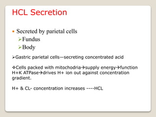 Acid secretion | PPTX