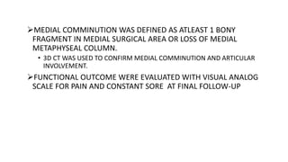 Jc factors that influence reduction loss in proximal humerus fracture ...