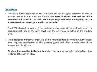 Endoscopic Endonasal Transclival Approach to the Ventral Brainstem | PPT