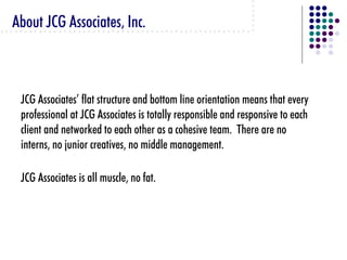 JCG Associates Intro Powerpoint | PDF