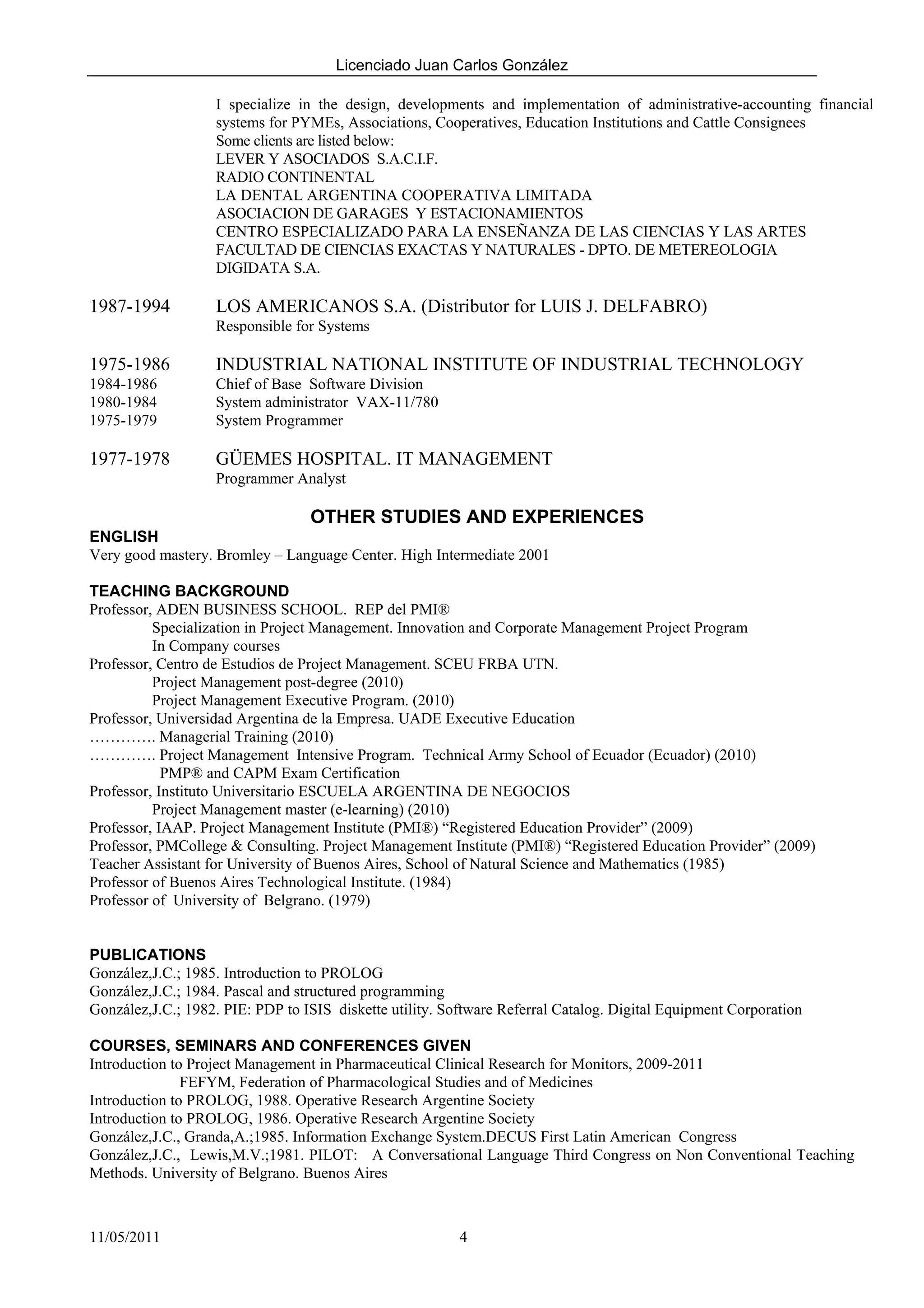 English Resume | PDF