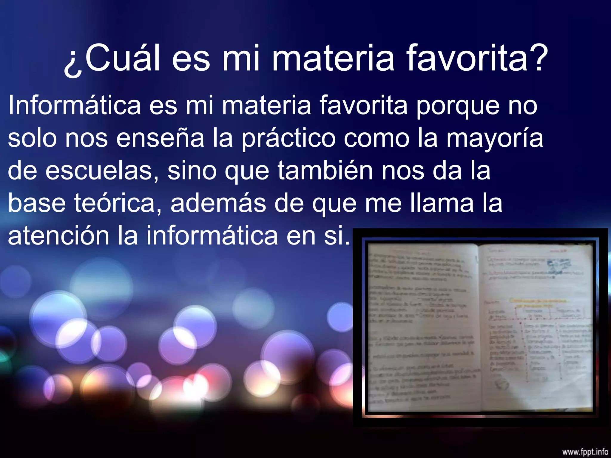 Proyecto "Mi escuela" | PPSX