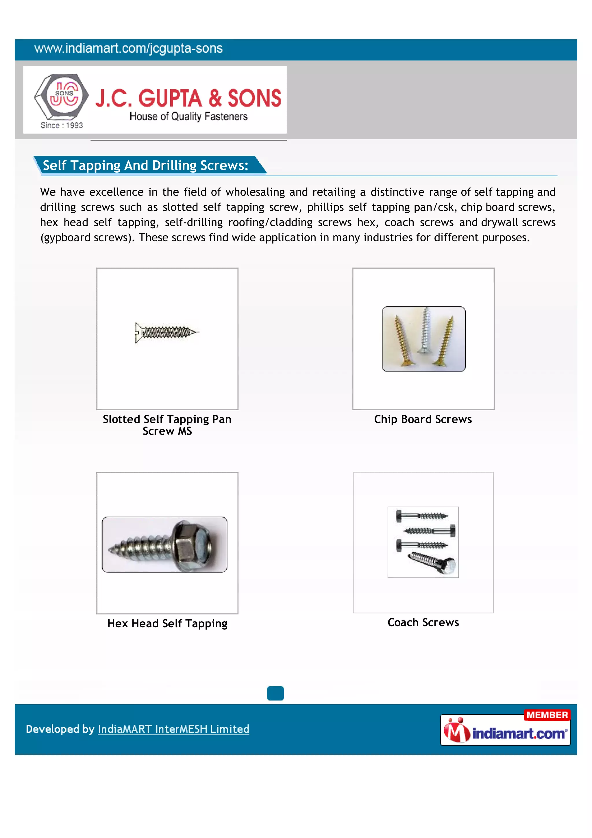 J. C. Gupta & Sons, Bengaluru, Hardware and Accessories | PDF | Needlework | Arts and Crafts