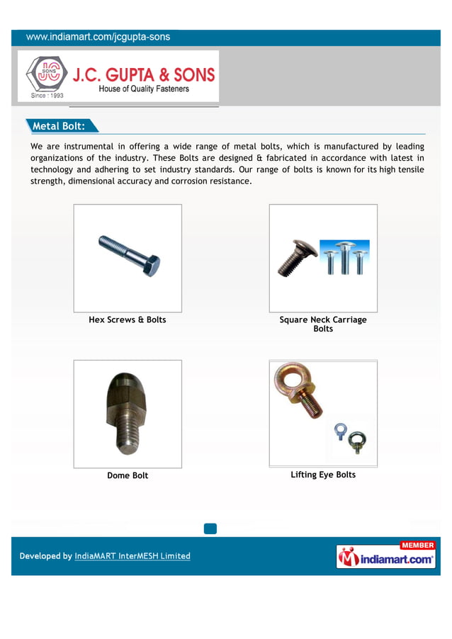 J. C. Gupta & Sons, Bengaluru, Hardware and Accessories | PDF | Needlework | Arts and Crafts