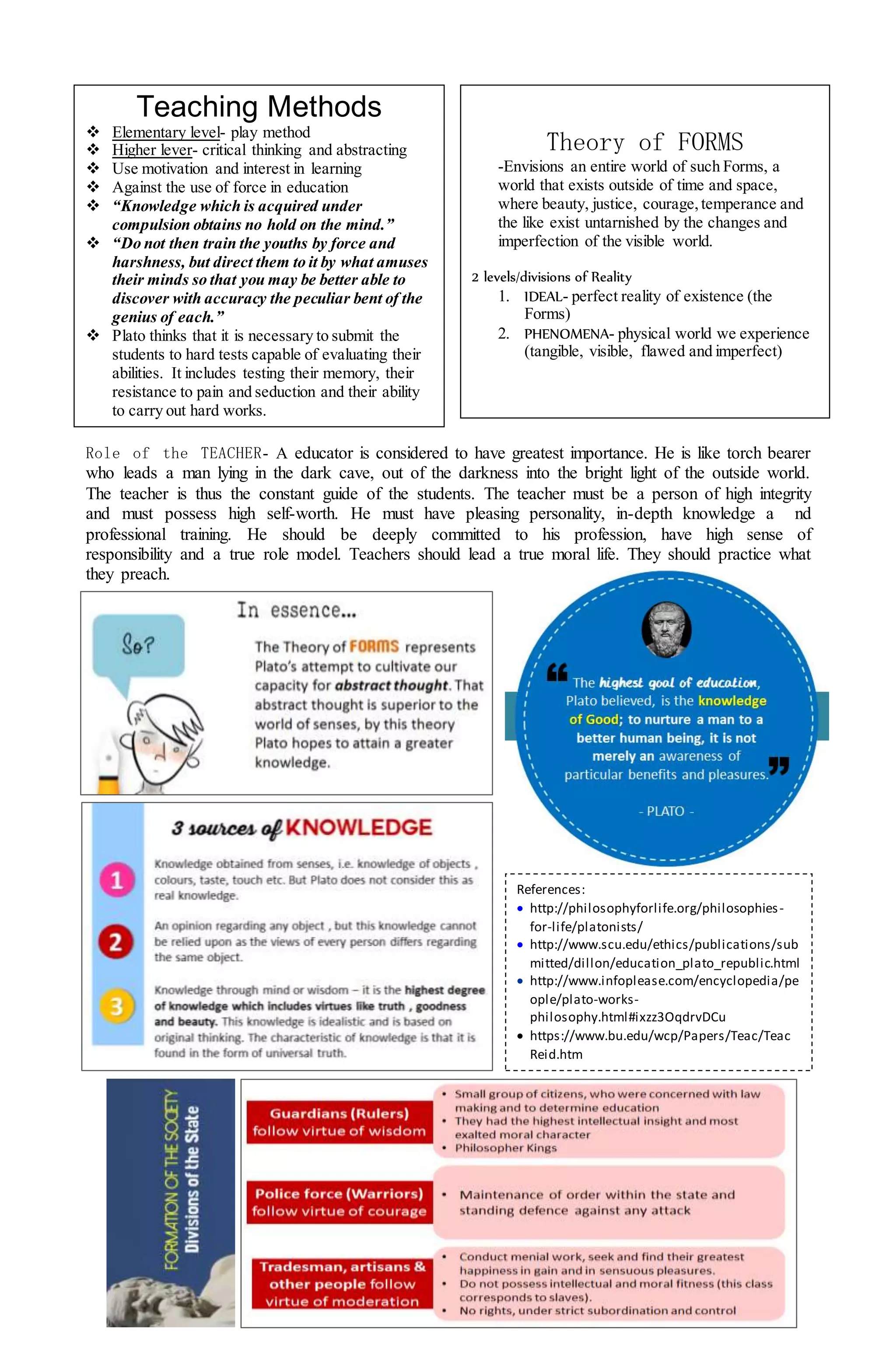 Handout plato | DOCX