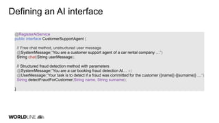 When GenAI meets with Java with Quarkus and langchain4j | PPT