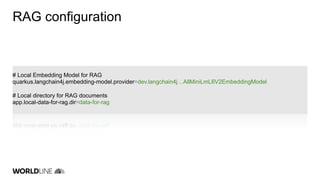 When GenAI meets with Java with Quarkus and langchain4j | PPT
