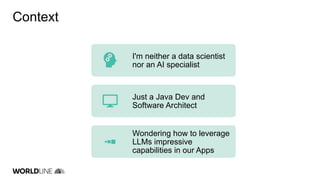 When GenAI meets with Java with Quarkus and langchain4j | PPT
