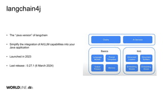 When GenAI meets with Java with Quarkus and langchain4j | PPT