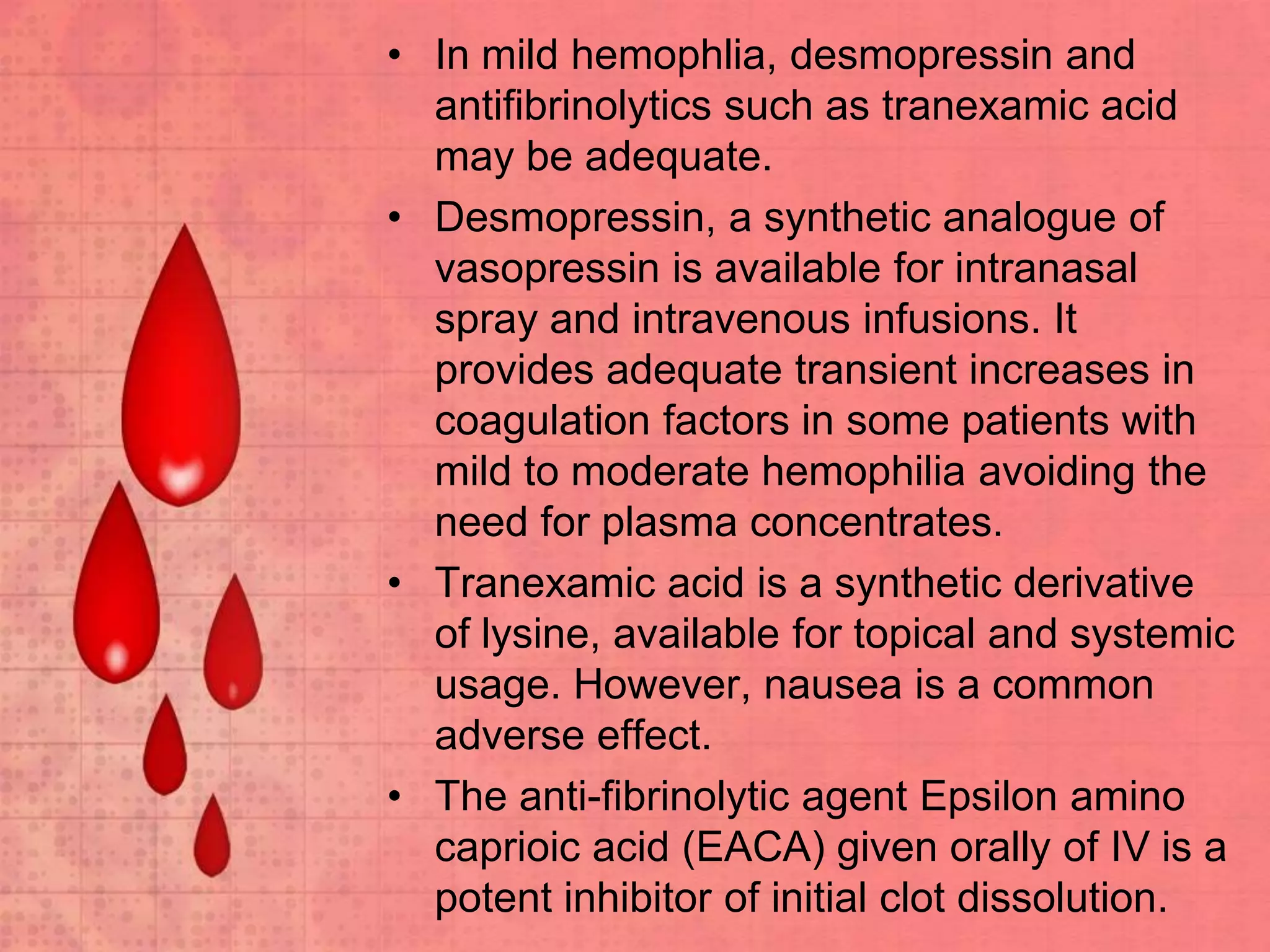 Dental management of the hemophilic patient | PPTX