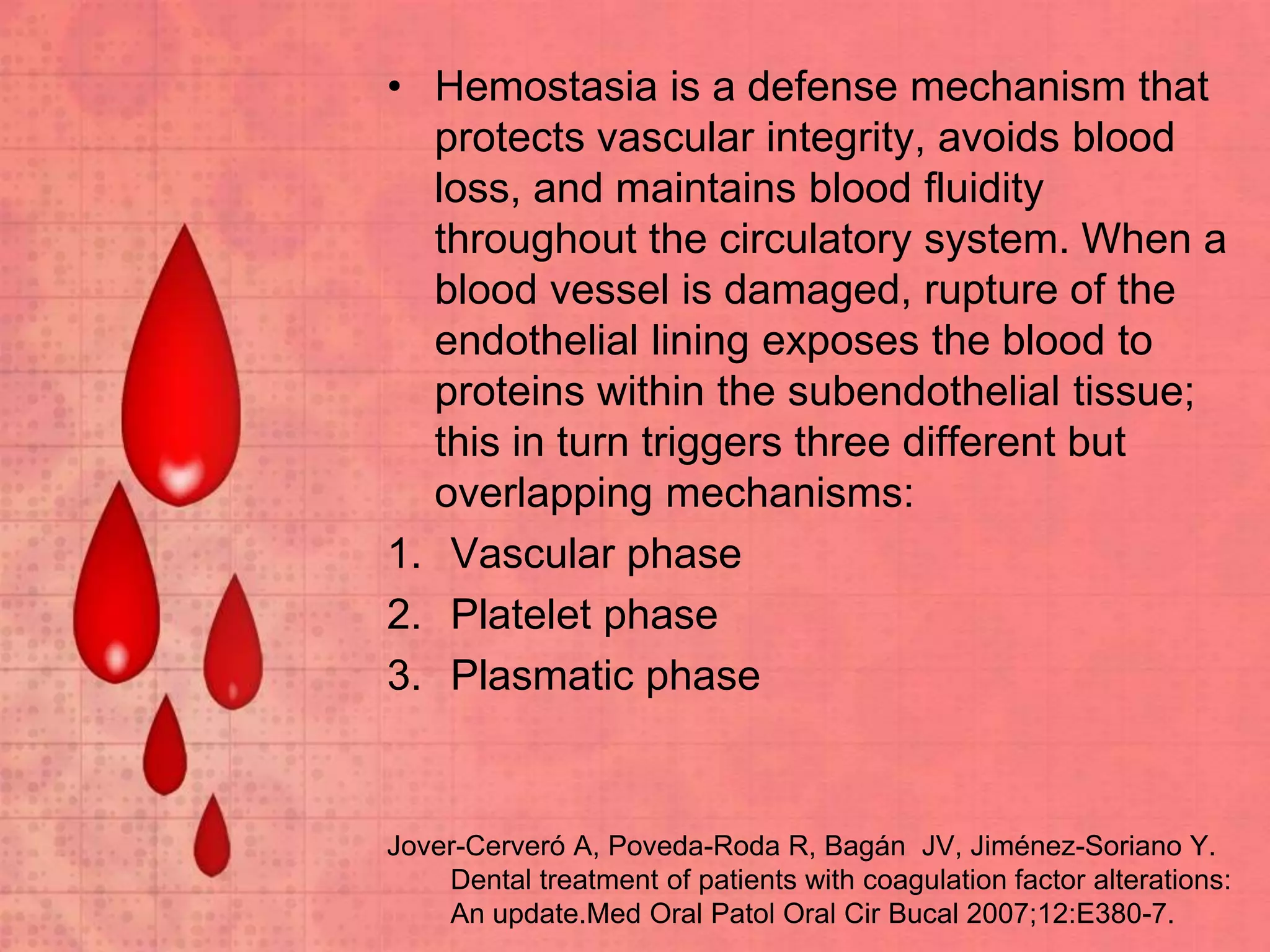 Dental management of the hemophilic patient | PPTX