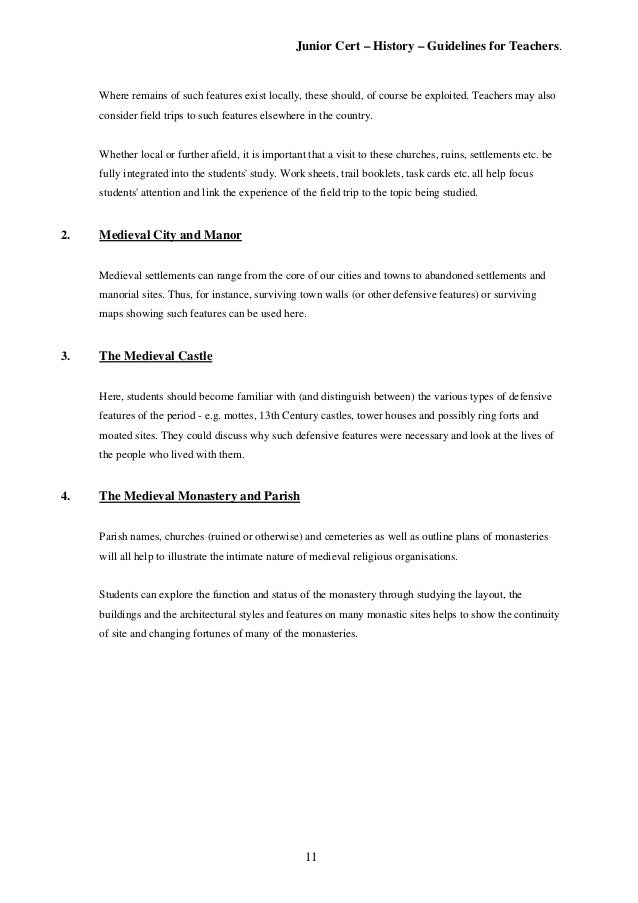 Jc history guidelines for teachers