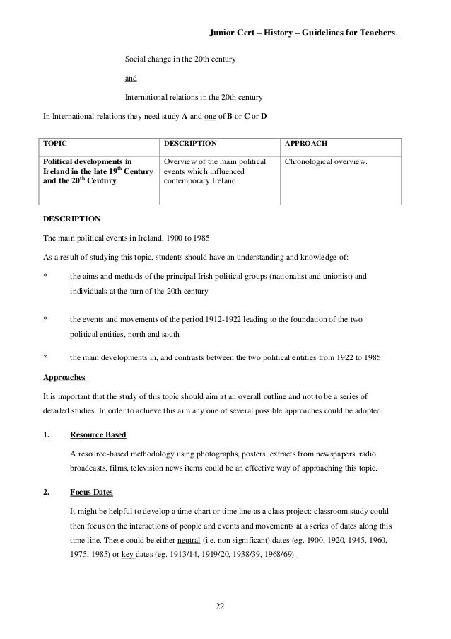 Jc history guidelines for teachers