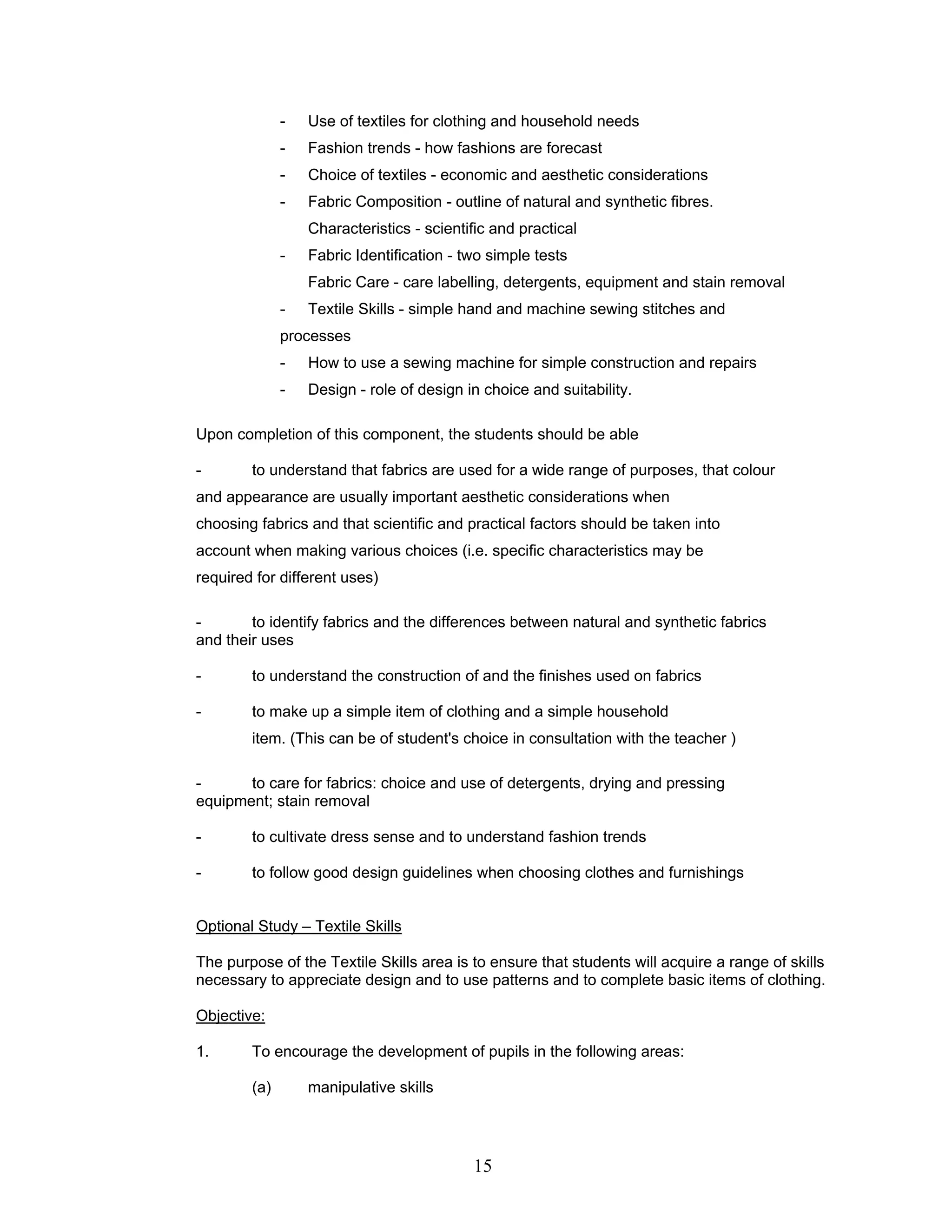 Jc homeeconomics sy_0 | PDF